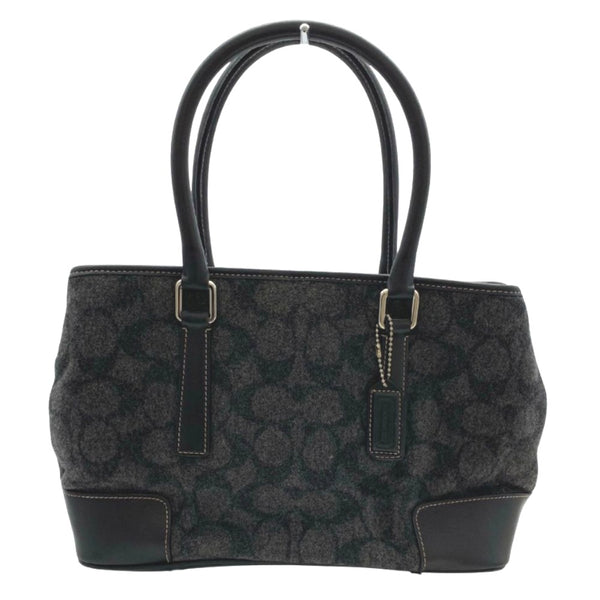 COACH コーチ ハンドバッグ 7723 ウール シグネチャー 黒 ブラック レディース シンプル – Celebourg セレブール公式サイト