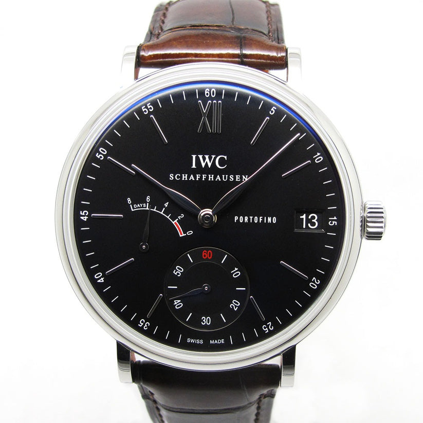 IWC SCHAFFHAUSEN アイダブリューシー シャフハウゼン 腕時計 ポートフィノ ハンドワインド 8デイス IW510102 手巻き ...